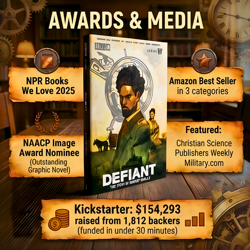 DEFIANT - The Story of Robert Smalls - Graphic Novel (HARDCOVER ...