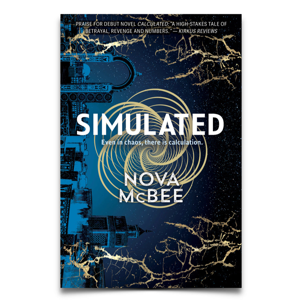 SIMULATED: A CALCULATED NOVEL - Hardcover Signed by Author Nova McBee ...