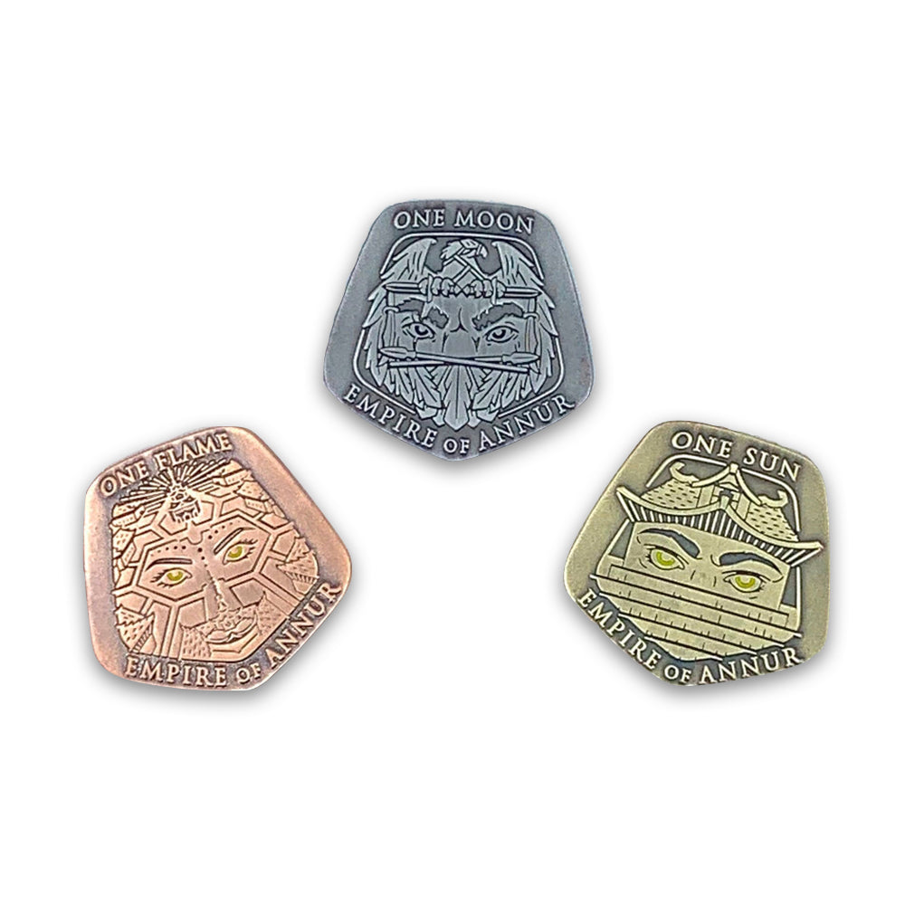 THE EMPEROR'S BLADES - Annurian Empire Coin Set - Limited Edition ...